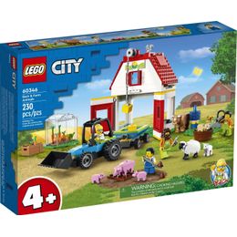 Lego® Konstruktionsspielsteine Lego® City 60346 Bauernhof mit Tieren