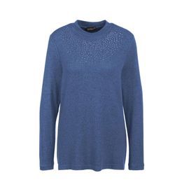 GOLDNER Pullover Damen Gr&ouml;&szlig;e S blau / schwarz