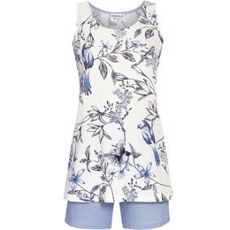 Ringella Pyjama Damen Ärmellos 'Flowers and Birds' 4261316