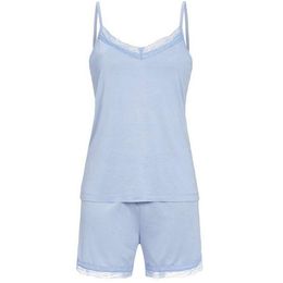 Ringella Pyjama Damen 'Airy' mit Spitzenbesatz 4261314