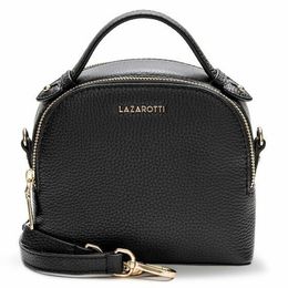 Lazarotti Bologna Leather Handtasche Leder 17 cm black