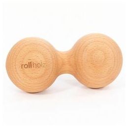 rollholz Duoball Doppelkugel Buche 7 cm