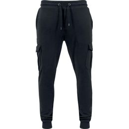 Urban Classics Fitted Cargo Sweatpants Trainingshose schwarz in S