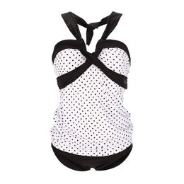 Petit Amour Umstand Tankini 'Amelie' Damen Gr&ouml;&szlig;e L schwarz / wei&szlig;