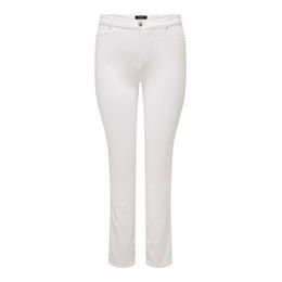 Only Carmakoma Jeans 'CARAUGUSTA' Damen Gr&ouml;&szlig;e 41/42 wei&szlig;
