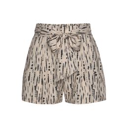 s.Oliver Shorts Damen Gr&ouml;&szlig;e 34 beige / schwarz