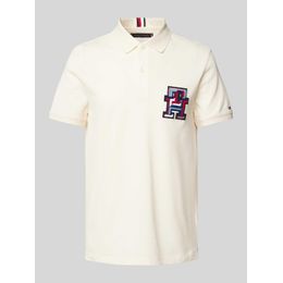 Tommy Hilfiger Regular Fit Poloshirt mit Label-Badge