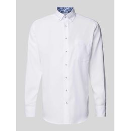 Eterna Regular Fit Business-Hemd mit Button-Down-Kragen