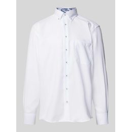 Eterna Comfort Fit Business-Hemd mit Button-Down-Kragen