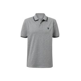 Tchibo Piqué-Poloshirt - Grau/Meliert - Gr.: S