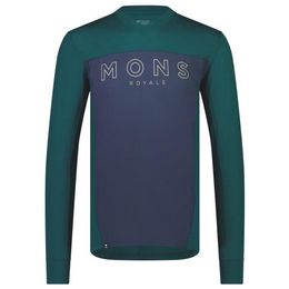 Mons Royale - Redwood Enduro VLS - Radtrikot Gr S blau