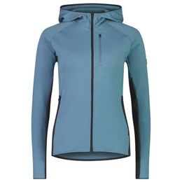 Mons Royale - Women's Approach Merino Shift Fleece Hood - Fleecejacke Gr S blau