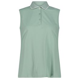 CMP - Women's Polo Sleeveless - Polo-Shirt Gr 34 türkis