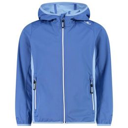 CMP - Girl's Jacket Fix Hood Light Softshell - Softshelljacke Gr 92 blau