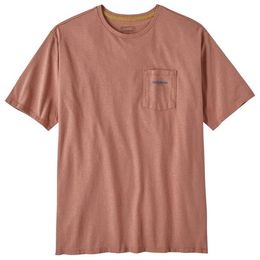Patagonia - Boardshort Logo Pocket Responsibili-Tee - T-Shirt Gr XXL braun