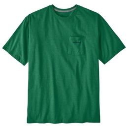 Patagonia - Boardshort Logo Pocket Responsibili-Tee - T-Shirt Gr XL grün