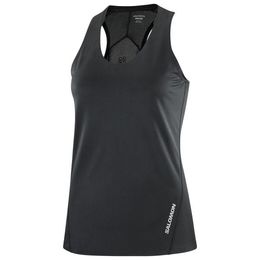 Salomon - Women's Sense Aero Singlet - Laufshirt Gr S schwarz