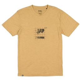 Mons Royale - Zephyr Merino Cool T-Shirt - Merinoshirt Gr L beige