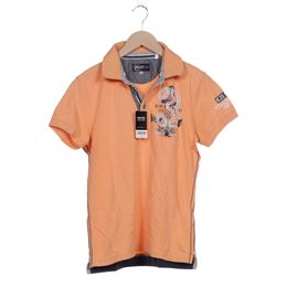 CAMP DAVID Herren Poloshirt, orange, Gr. 48