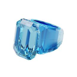Swarovski Fingerring Lucent Cocktail Ring, 5607351, 5600235, 5607352, 5607353, mit Swarovski® Kristall, blau