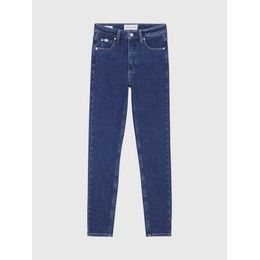 Calvin Klein Jeans Skinny-fit-Jeans HIGH RISE SUPER SKINNY ANKLE in klassischer 5-Pocket-Form, blau