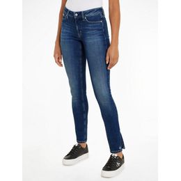 Calvin Klein Jeans Skinny-fit-Jeans MID RISE SKINNY in klassischer 5-Pocket-Form, blau