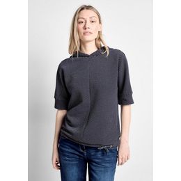 Cecil Sweatshirt im soften Baumwoll-Mix, blau