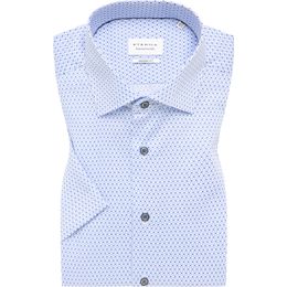 Eterna Businesshemd, Modern Fit, Kurzarm, Kent-Kragen, für Herren, blau, 43