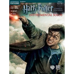 Alfred Music Publishing Harry Potter Instrumental Solos - Trombone, w. MP3-CD - John Williams, Patrick Doyle, Nicholas Hooper, Alexandre Desplat, Kartoniert (TB)