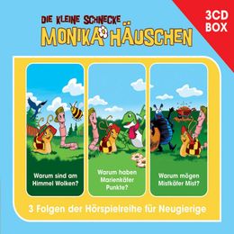 Die kleine Schnecke Monika Häuschen, Hörspielbox,3 Audio-CDs - Kati Naumann (Hörbuch)