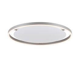 Deckenleuchte JUST LIGHT "RITUS" Lampen Gr. Ø 5,9 cm, grau (aluminiumfarben) LED Deckenlampen