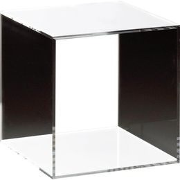 Beistelltisch Places of Style "Würfel" Tische Gr. 35 x 35 cm, weiß (klar, weiß) Beistelltische