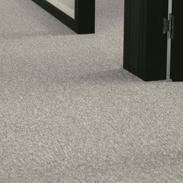 ANDIAMO Teppichboden "Joe" Teppiche Gr. B/L: 400 cm x 700 cm, 6 mm, 1 St., grau (grau,beige) Teppichboden