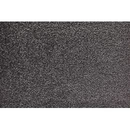 ANDIAMO Teppichboden "Velours Verona" Teppiche Gr. B/L: 400 cm x 800 cm, 6 mm, 1 St., grau (anthrazit) Teppichboden
