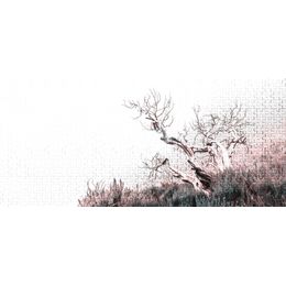 ARCHITECTS PAPER Fototapete "Atelier 47 Death Tree Puzzle 2" Tapeten Gr. B/L: 6 m x 2,7 m, rosa (altrosa, weiß, creme) Fototapeten Natur