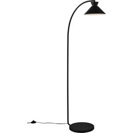 Stehlampe Nordlux "Dial" Lampen Gr. Ø 25,00 cm Höhe: 150,00 cm, schwarz Bogenlampe Bogenlampen Dänisches Exklusives Design, Wunderbare Lichtkurve
