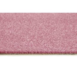 ANDIAMO Teppichboden "Velours Pisa" Teppiche Gr. B/L: 400 cm x 400 cm, 17,5 mm, 1 St., rosa (altrosa) Teppichboden