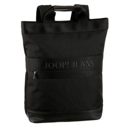 JOOP! Cityrucksack JOOP JEANS "modica falk backpack svz" Gr. B/H/T: 28 cm x 40 cm x 12 cm, schwarz (black) Rucksäcke