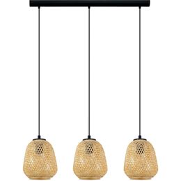 Hängeleuchte Eglo "Dembleby" Lampen beige (natur) Pendelleuchten und Hängeleuchten