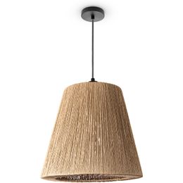 Pendelleuchte Paco Home "VORGU" Lampen Gr. Ø 38 cm Höhe: 35 cm, braun Pendelleuchten und Hängeleuchten