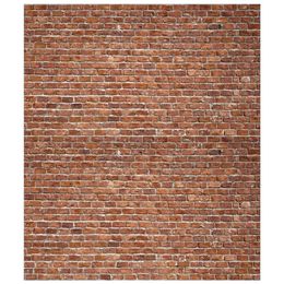 MySpotti Vliestapete "Fresko Brickwall" Tapeten Gr. B/L: 60 m x 280 m, Rollen: 4 St., rot (ziegelrot) Steintapeten