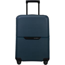 Hartschalen-Trolley Samsonite "Magnum, 55 cm" Gr. B/H/T: 40 cm x 55 cm x 20 cm 38 l, blau (midnight blue) Koffer Handgepäck-Koffer