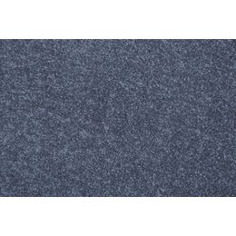 ANDIAMO Teppichboden "Velours Portland" Teppiche Gr. B/L: 400 cm x 300 cm, 11 mm, 1 St., blau Teppichboden