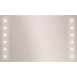 LED-Lichtspiegel Jokey "Capella IV" Spiegel Gr. B/H/T: 60 cm x 100 cm x 5,5 cm, silberfarben Kosmetikspiegel