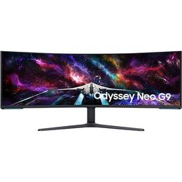 G (A bis G) Samsung Curved-Gaming-LED-Monitor "Odyssey Neo G9 S57CG954NU" Monitore schwarz-weiß (weiß, schwarz) Monitore