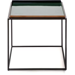 Beistelltisch Kayoom "Beistelltisch Famosa" Tische Gr. B/H/T: 40 cm x 40 cm x 40 cm, bunt (dunkelgrün, hellgrün, schwarz, bunt) Beistelltische