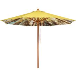 Marktschirm Schneider Schirme "Malaga Forest" Standschirme gelb Sonnenschirme
