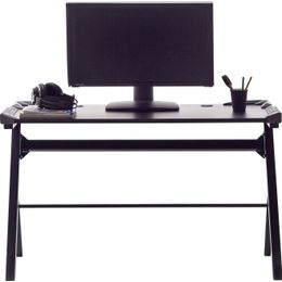 Gaming-Tisch MCA furniture "mcRacing Basic 3" Tische Gr. B/H/T: 120 cm x 73 cm x 60 cm, schwarz (schwarz, schwarz, (carbon, optik)) Gamingtische