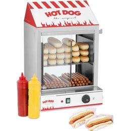 ROYAL CATERING Hot Dog Steamer Würstchenwärmer Maker Maschine Wurstkocher Erhitzer 200 Würste