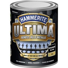 hammerite - Metallschutzlack Ultima Matt 750 ml tiefschwarz ral 9005